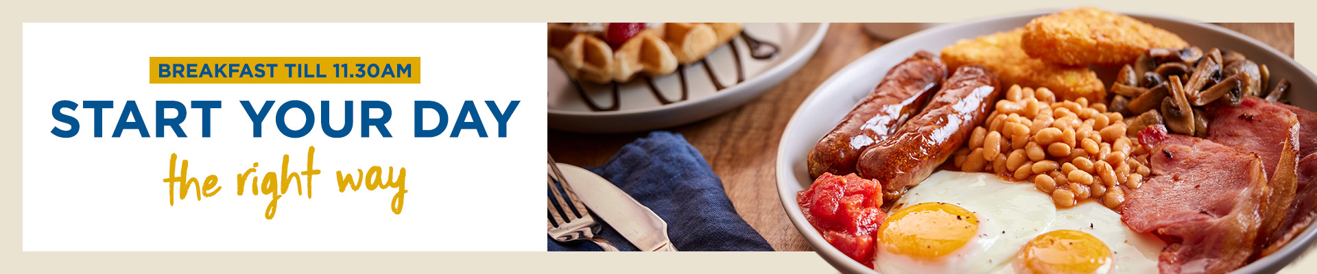 Midweek Breakfast Menu in Hull | The West Bulls